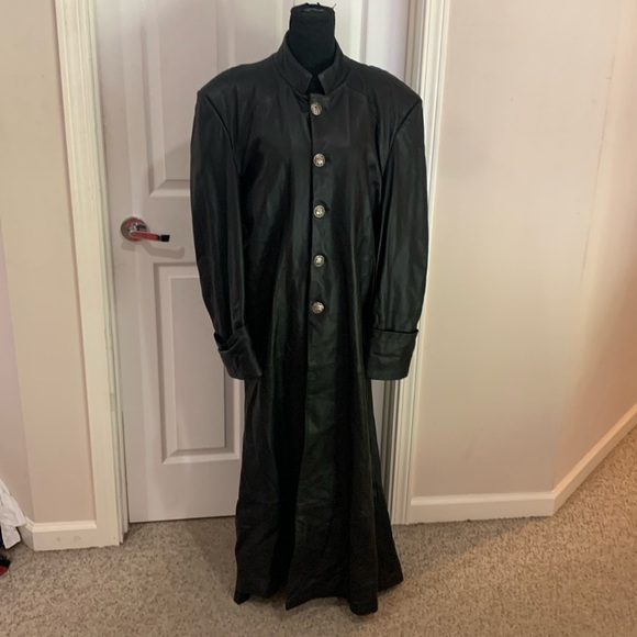 Jack Edwards | Jackets & Coats | Vtg Jack Edwards Black Leather Matrix ...